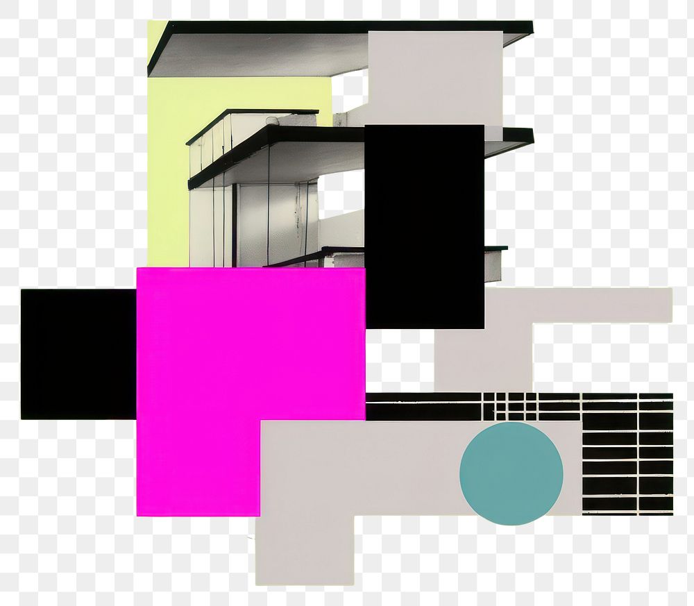 PNG Collage art building and | Free PNG - rawpixel