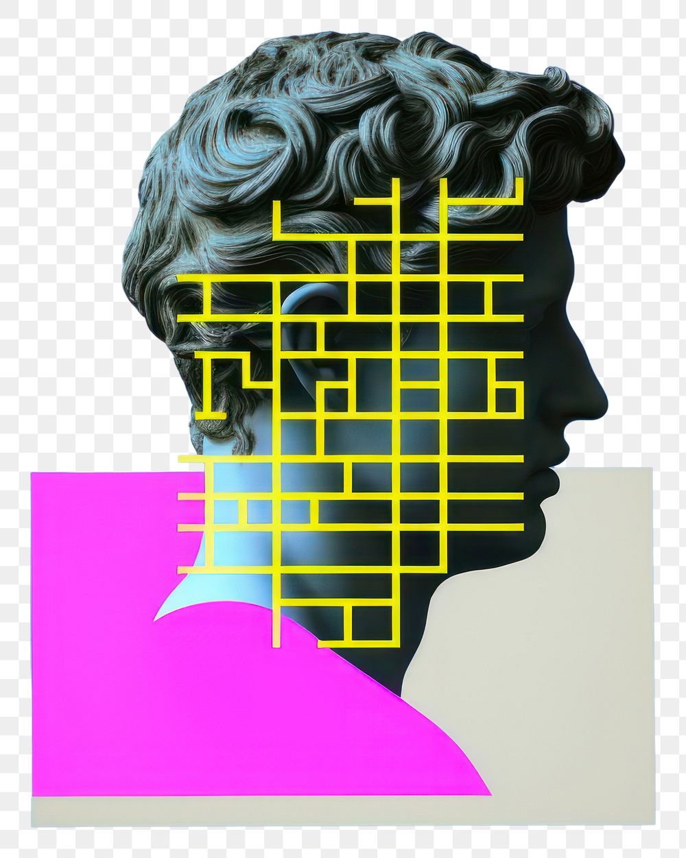 PNG Collage art greek statue | Free PNG - rawpixel