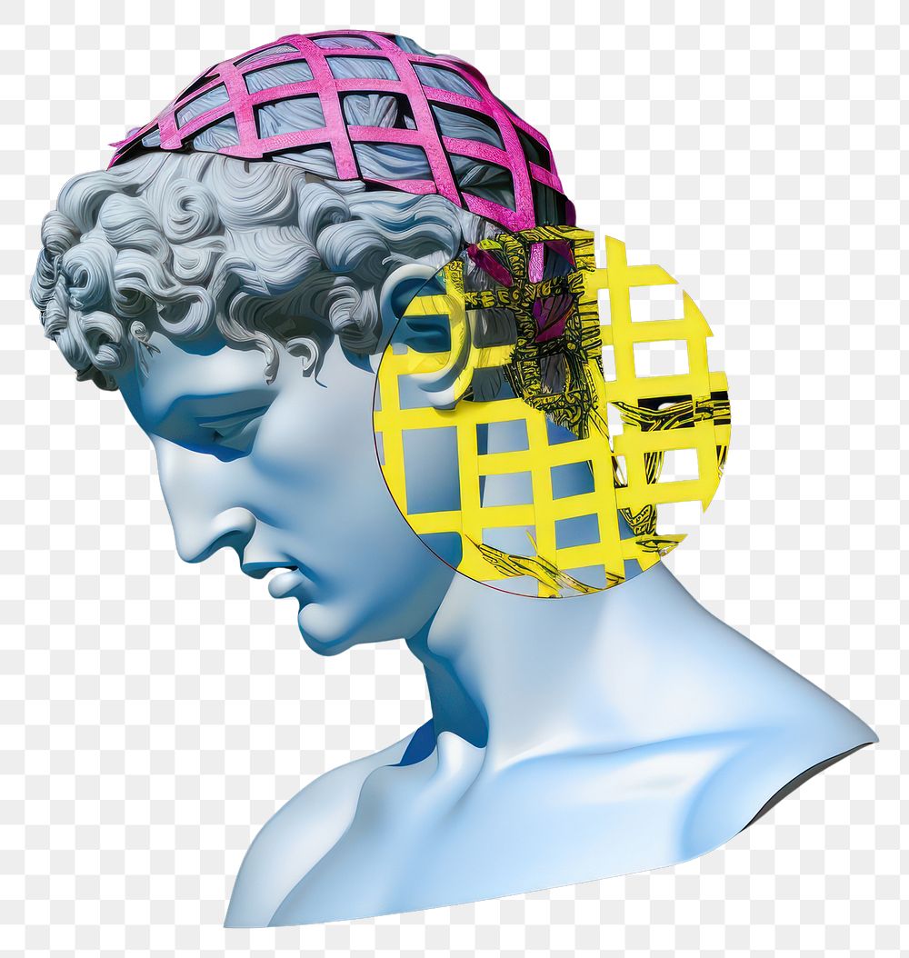 PNG Collage art greek statue | Free PNG - rawpixel