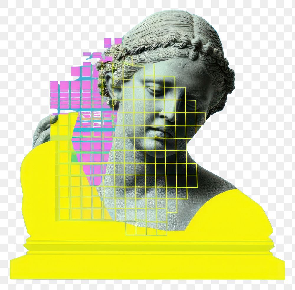 PNG Collage art greek statue | Free PNG - rawpixel