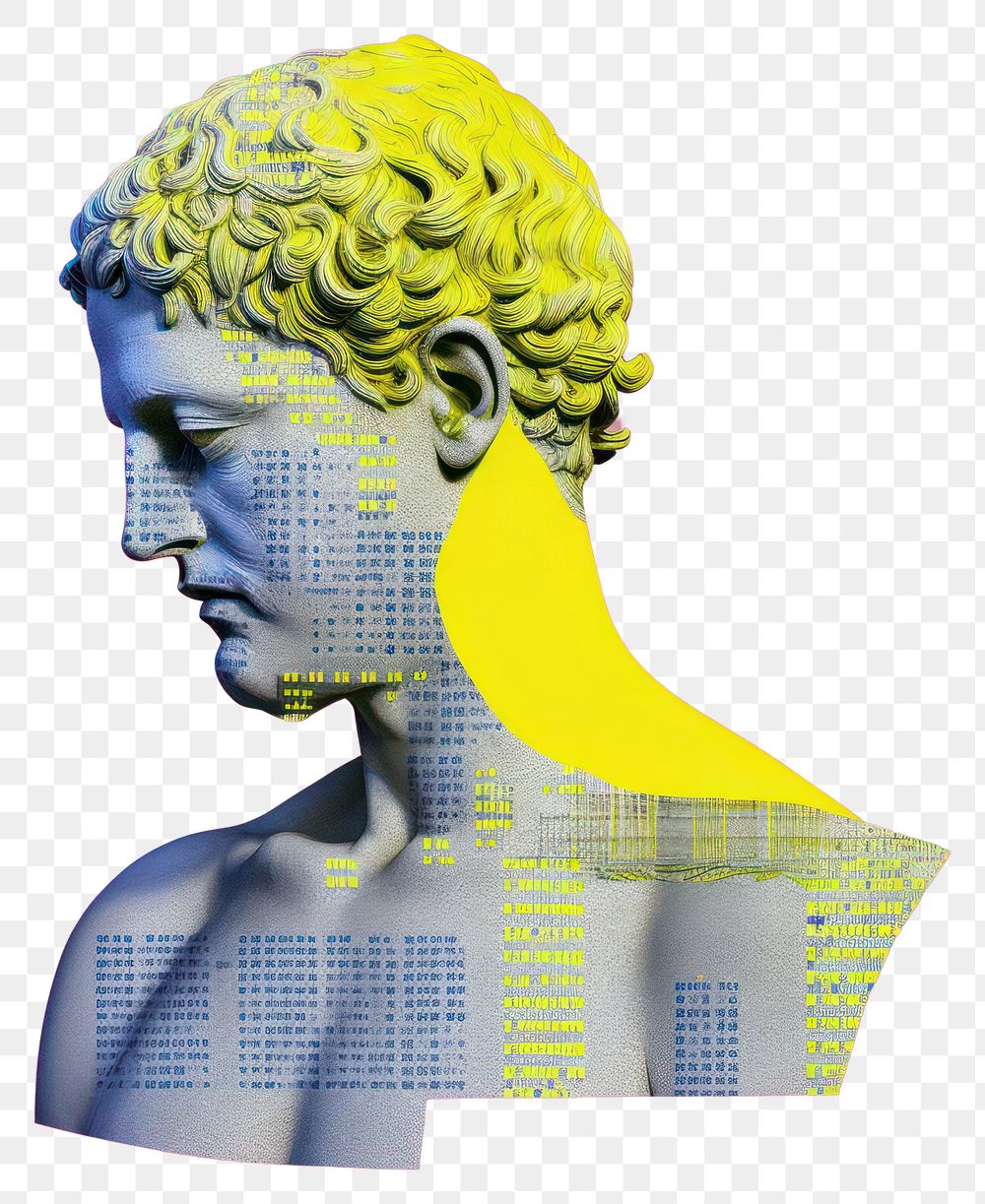 PNG Collage art greek statue | Free PNG - rawpixel