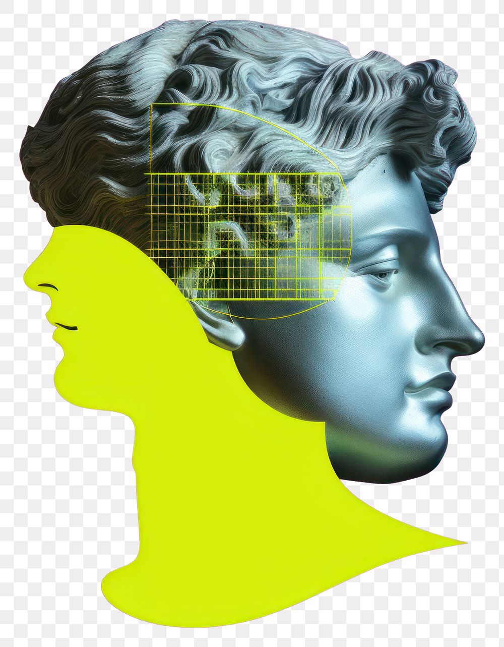 PNG Collage art greek statue | Free PNG - rawpixel