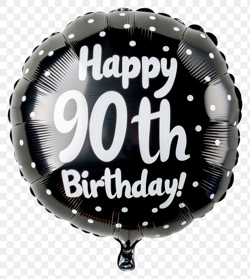 PNG Celebratory 90th birthday balloon | Free PNG - rawpixel