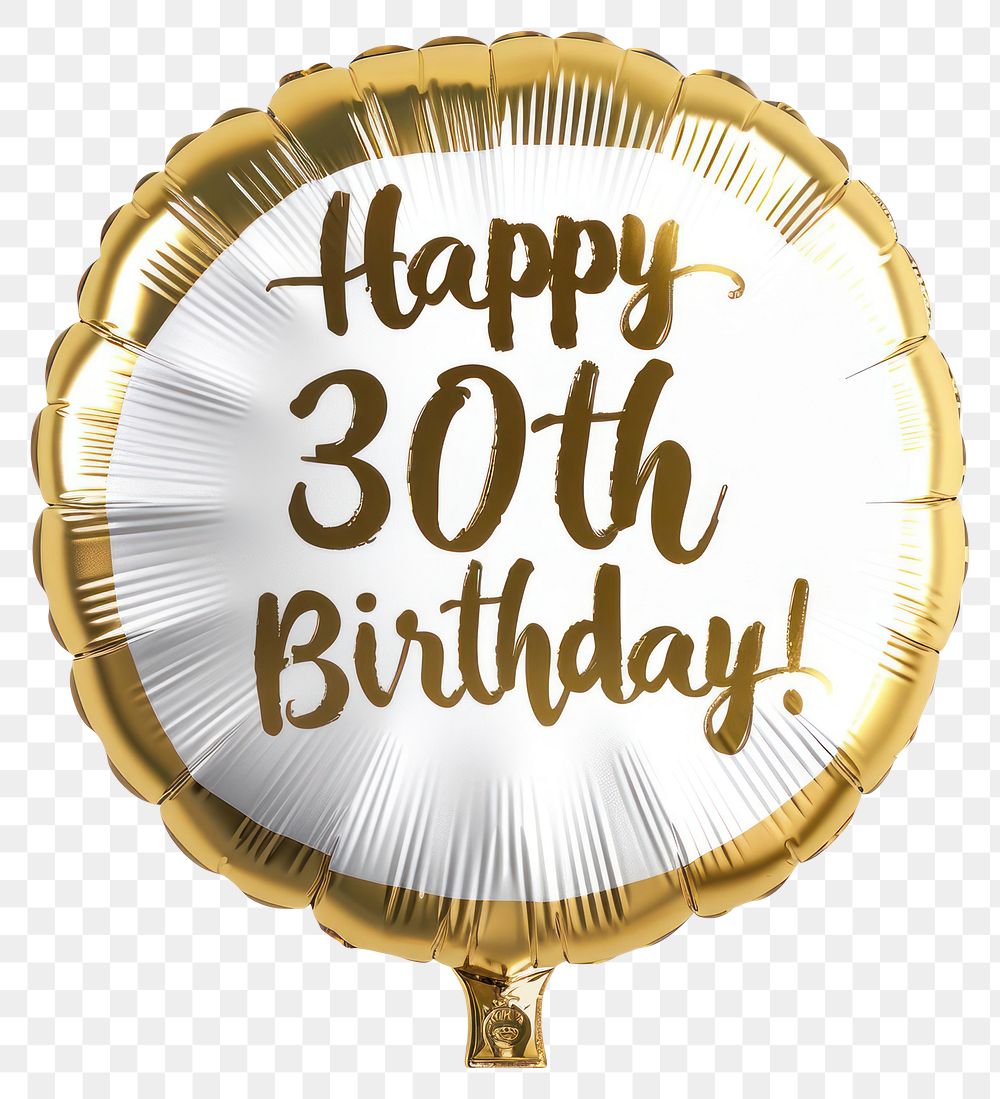 Happy 30th Birthday PNG Images | Free Photos, PNG Stickers, Wallpapers ...