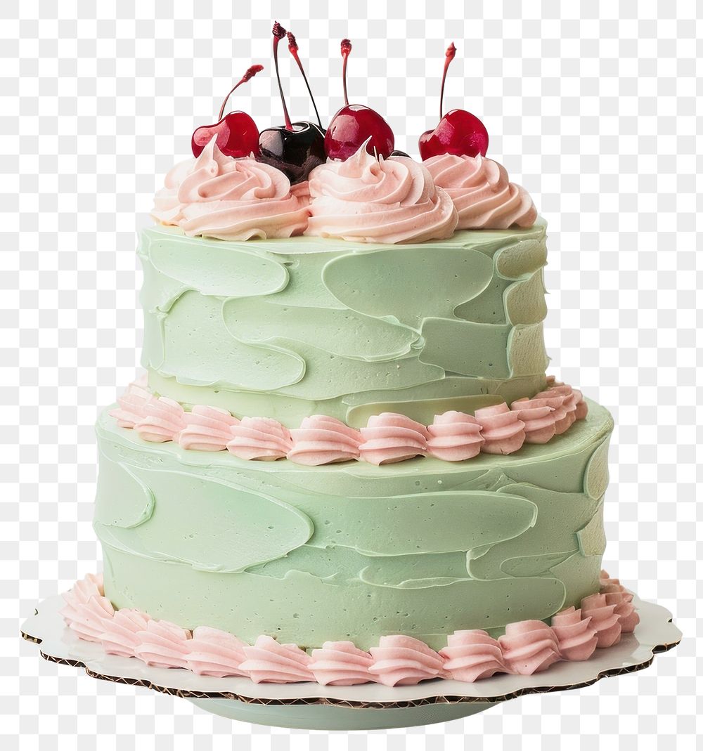 PNG Elegant pastel two-tier cake | Free PNG - rawpixel