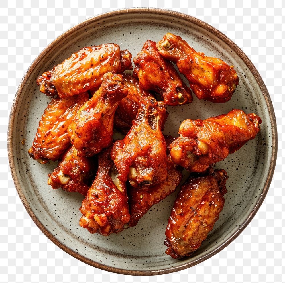 PNG Delicious spicy chicken wings | Free PNG - rawpixel