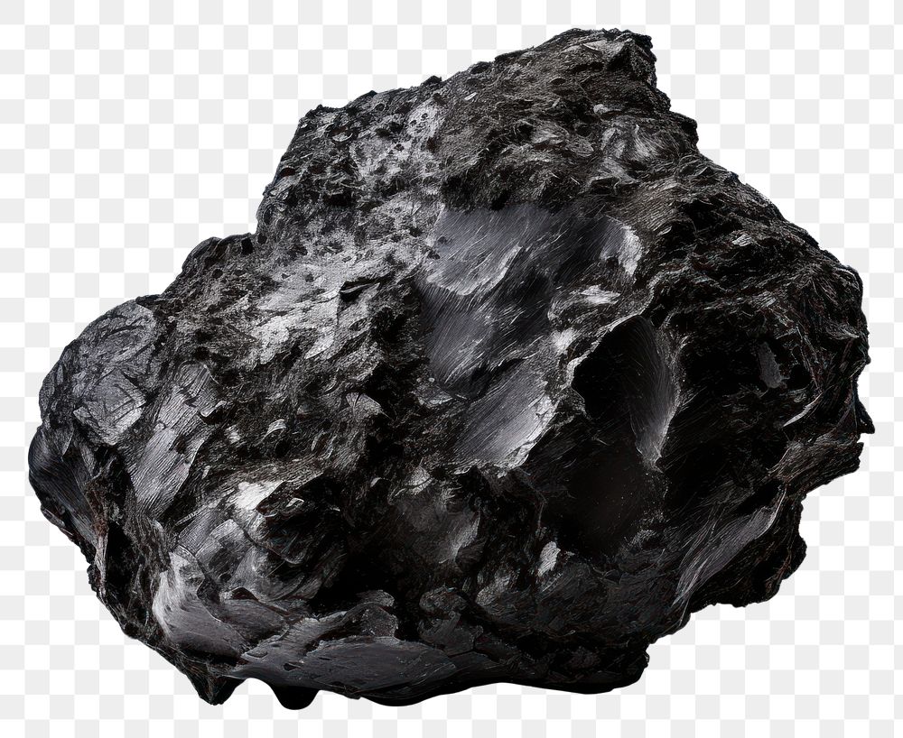 PNG Natural black coal rock | Premium PNG - rawpixel