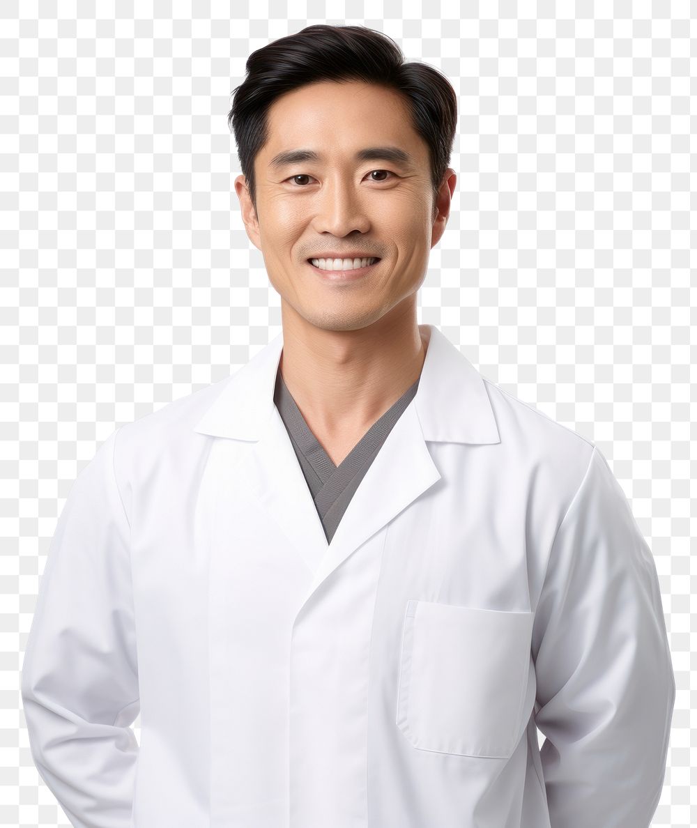 PNG Smiling doctor white coat | Free PNG - rawpixel