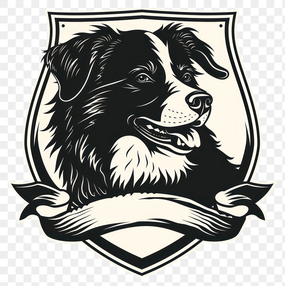 PNG Dog logo emblem symbol | Free PNG - rawpixel