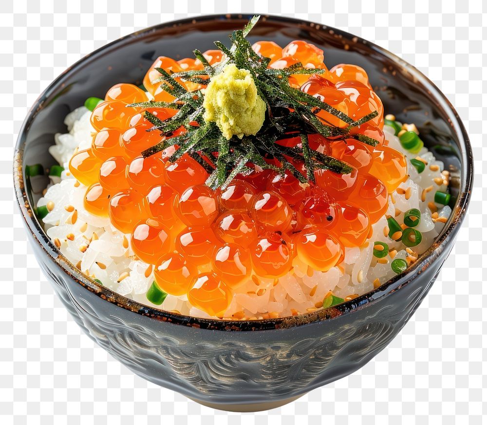PNG Fresh sushi rice bowl | Free PNG - rawpixel
