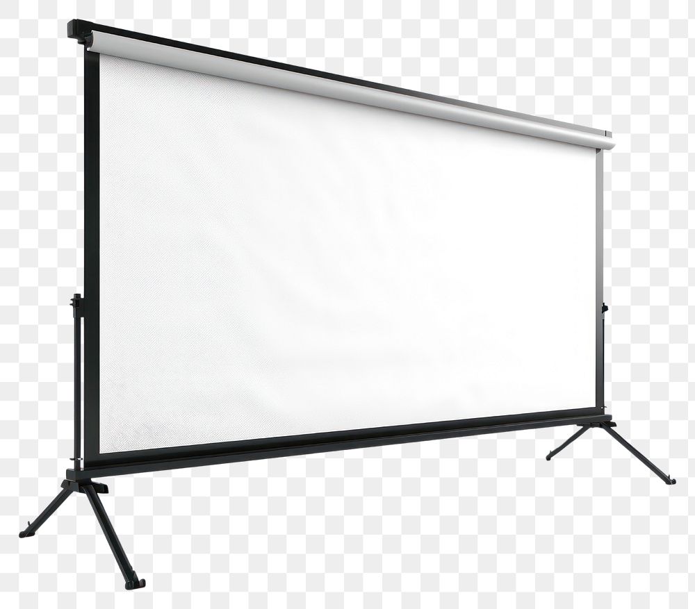 PNG Portable projection screen setup | Premium PNG - rawpixel