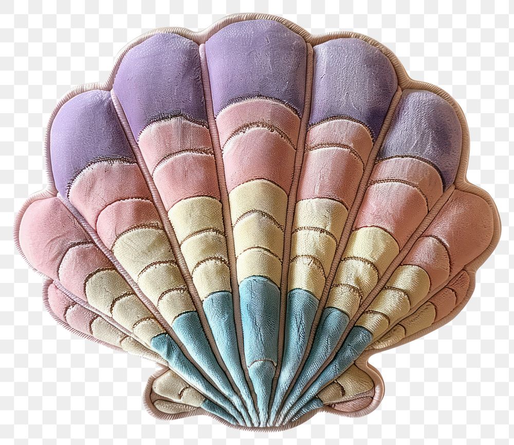 PNG Colorful seashell-shaped decorative pillow | Free PNG - rawpixel