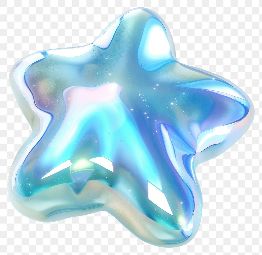 PNG Shiny holographic star object | Free PNG - rawpixel