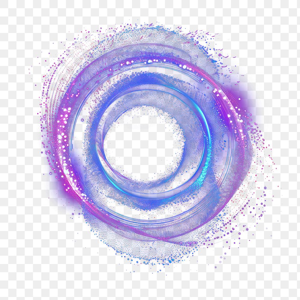 Vibrant digital circular abstract art | Free PNG - rawpixel