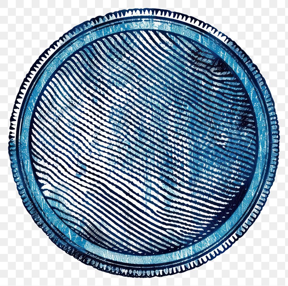 Abstract blue circular fingerprint pattern | Free PNG - rawpixel