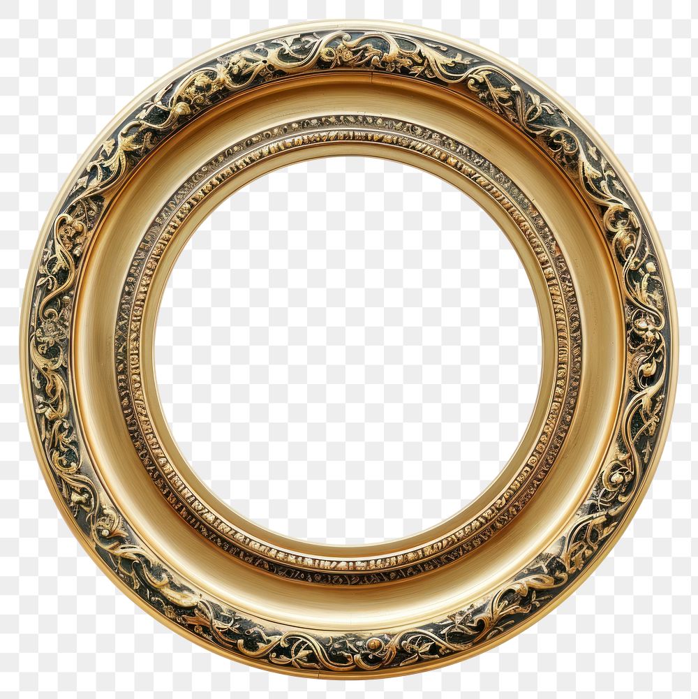 PNG Elegant ornate round gold | Free PNG - rawpixel