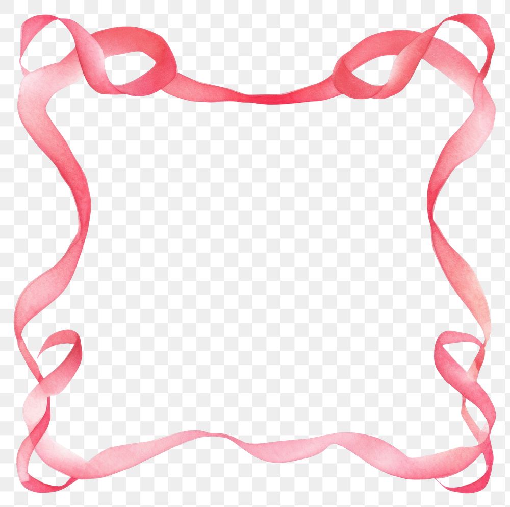 PNG Elegant pink ribbon frame | Premium PNG - rawpixel