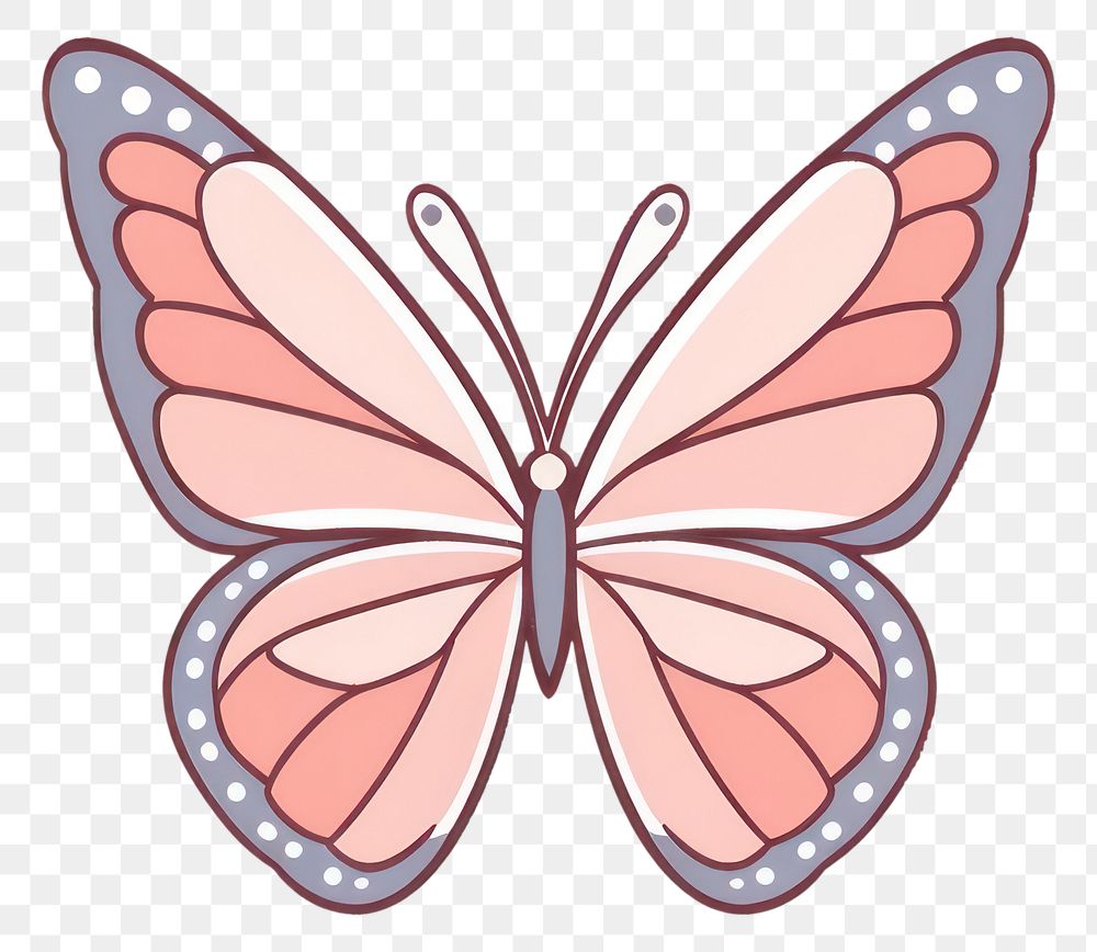 PNG Elegant butterfly pastel colors | Free PNG - rawpixel