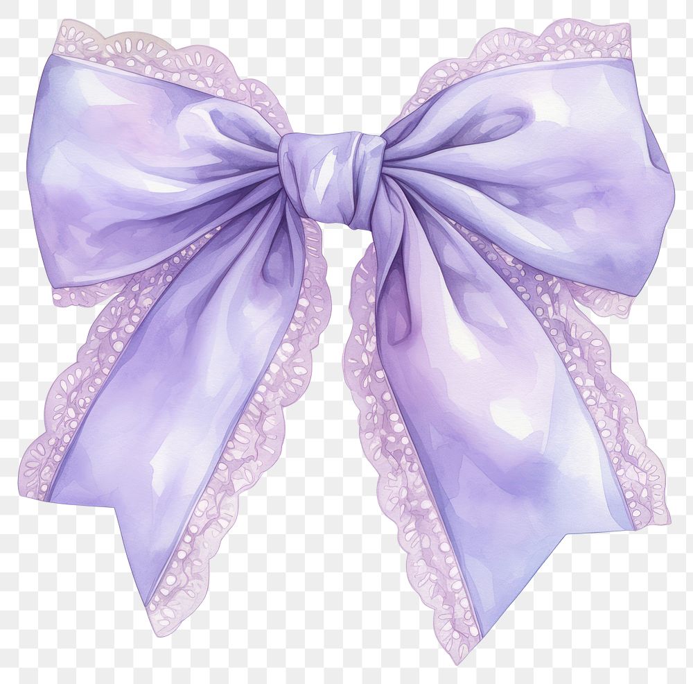 PNG Purple coquette ribbon lace | Free PNG - rawpixel