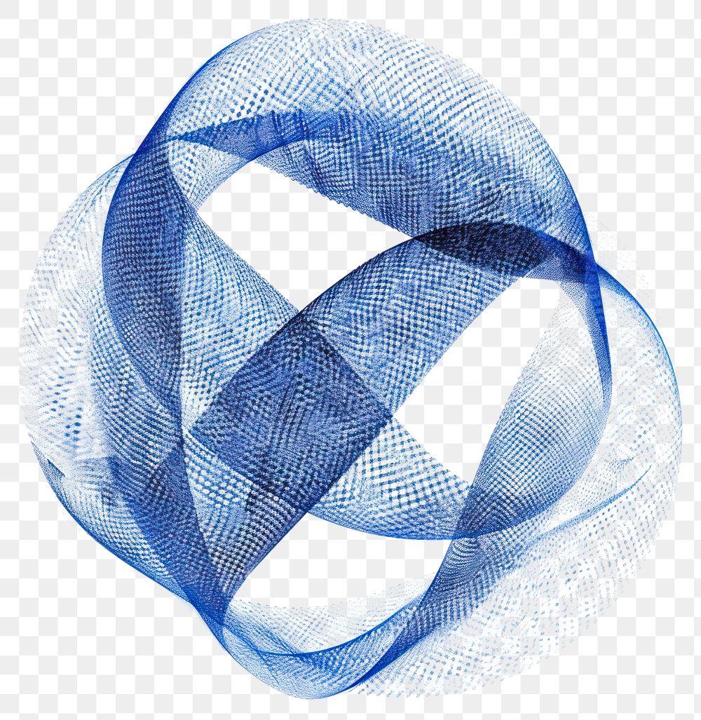 Abstract blue geometric digital art | Free PNG - rawpixel