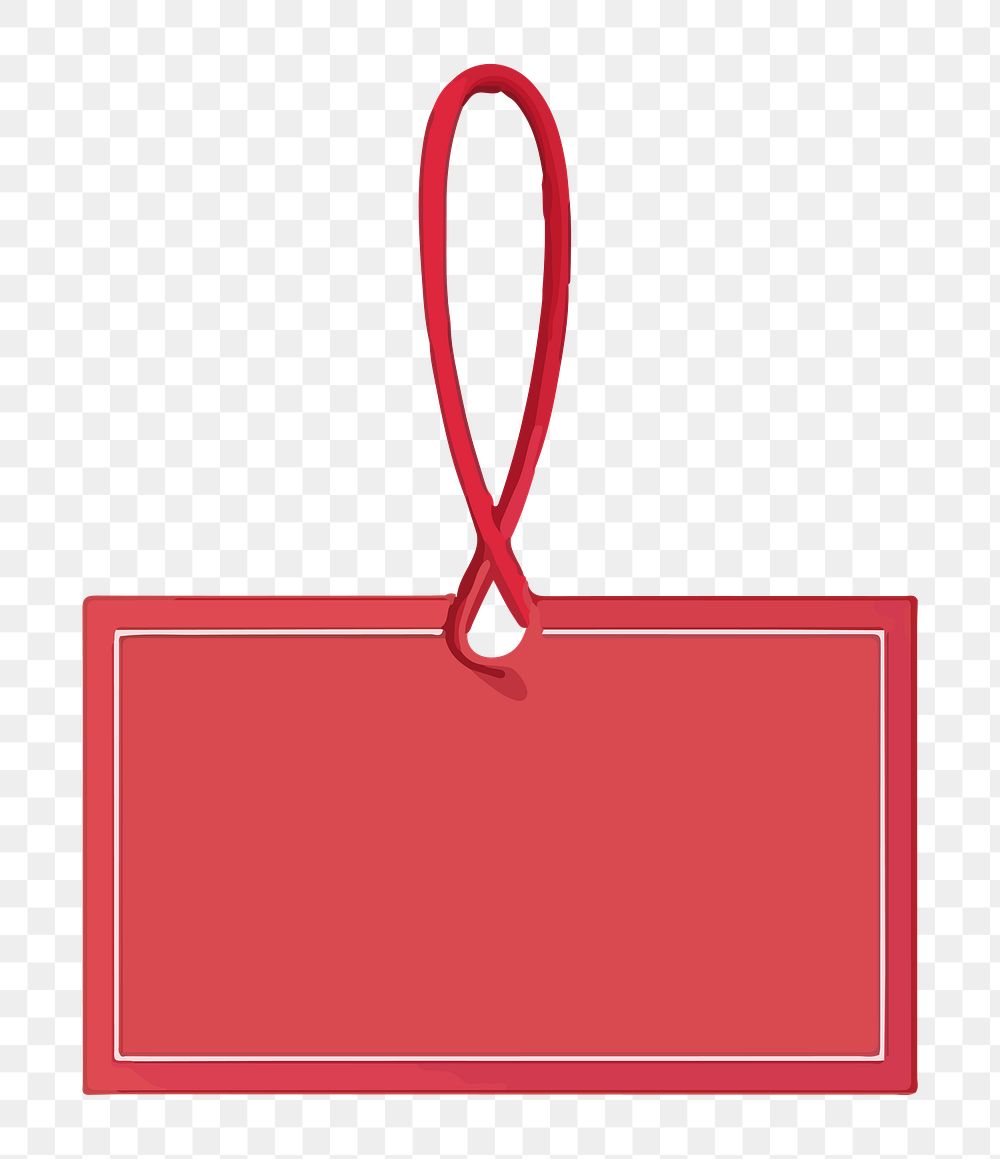 PNG red label tag element | Free PNG - rawpixel