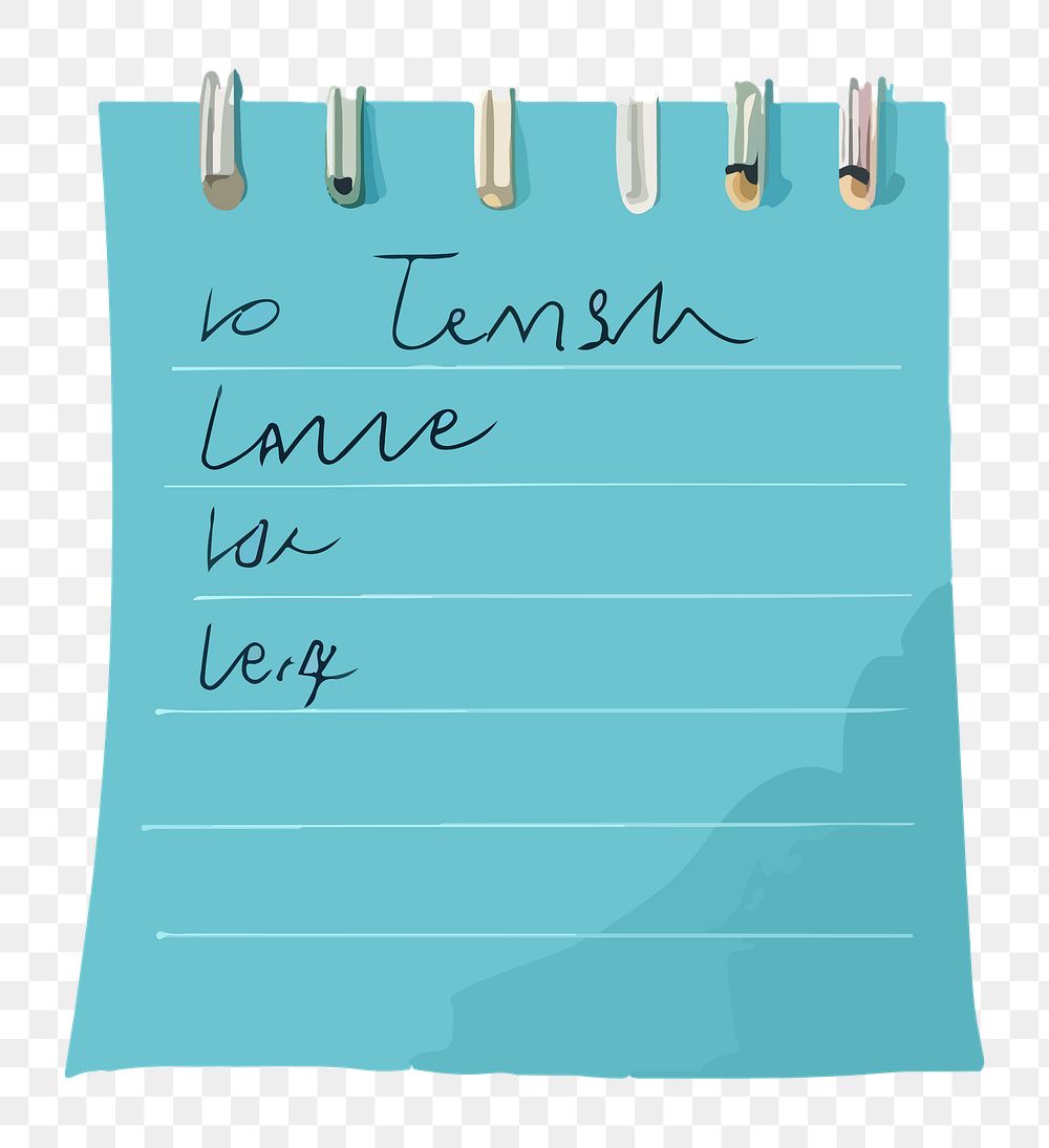PNG vector cute paper note | Free PNG - rawpixel