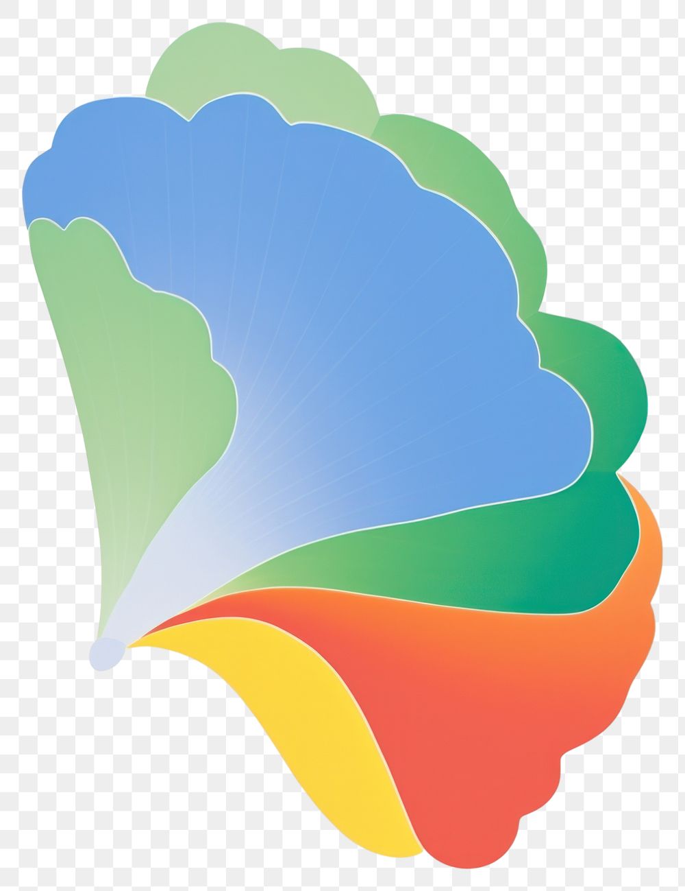 Colorful abstract fan design | Free PNG - rawpixel