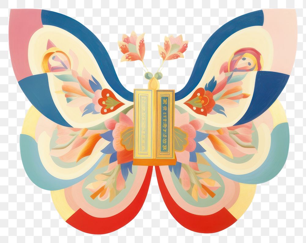 PNG Colorful abstract butterfly illustration | Free PNG - rawpixel