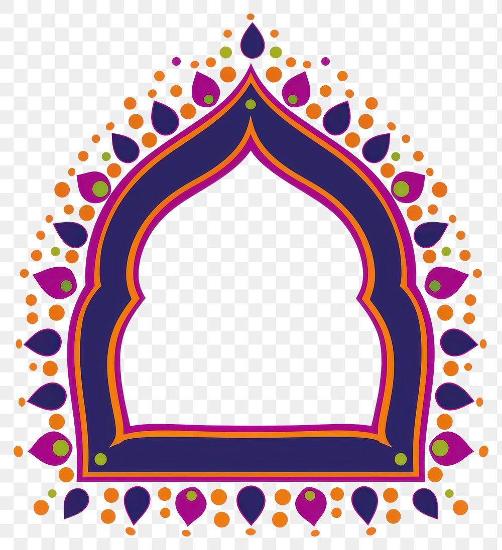 PNG Colorful ornate arch design | Free PNG - rawpixel