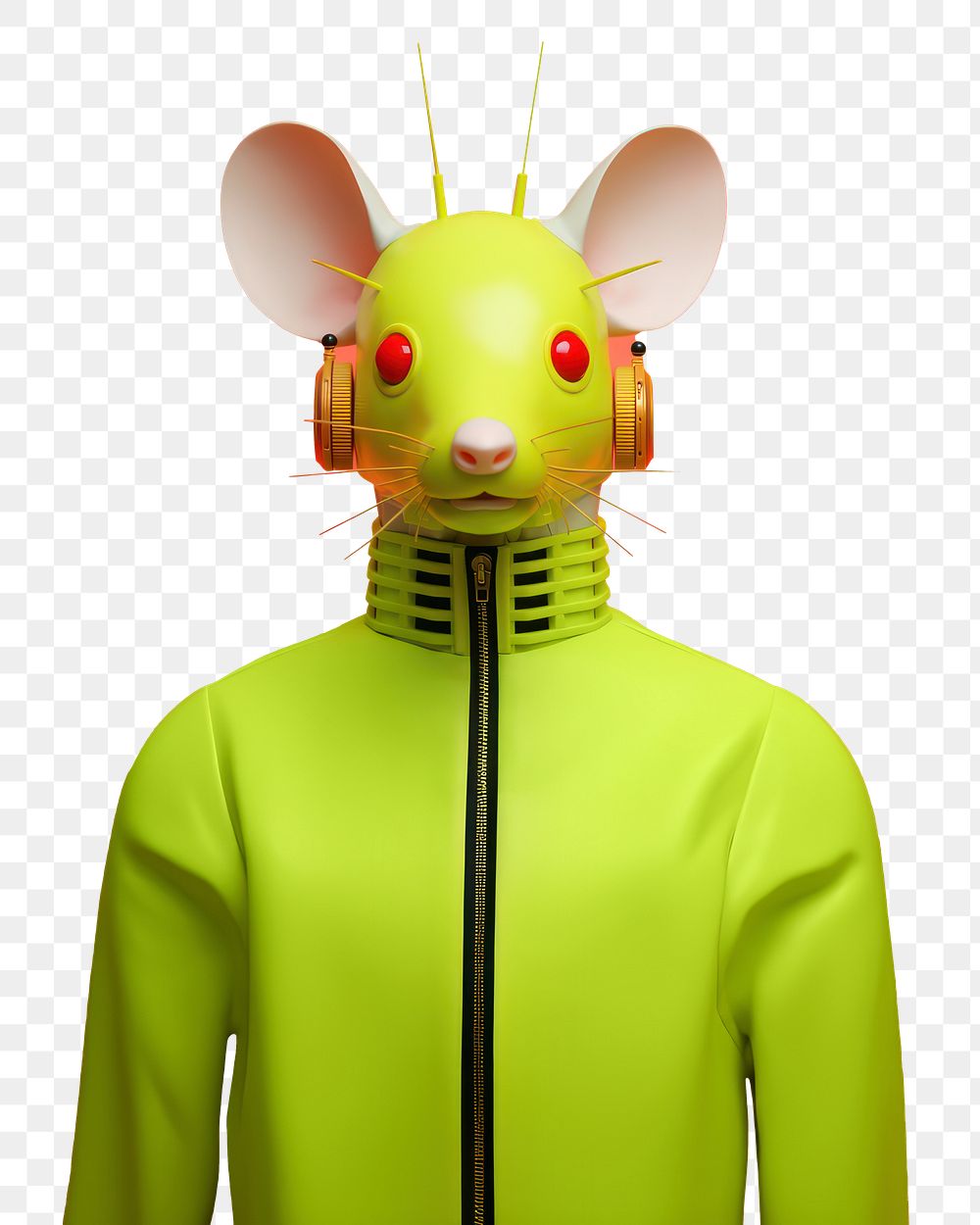 PNG Futuristic mouse humanoid figure | Free PNG - rawpixel