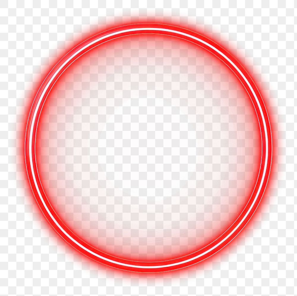 PNG Glowing red neon circle | Free PNG - rawpixel