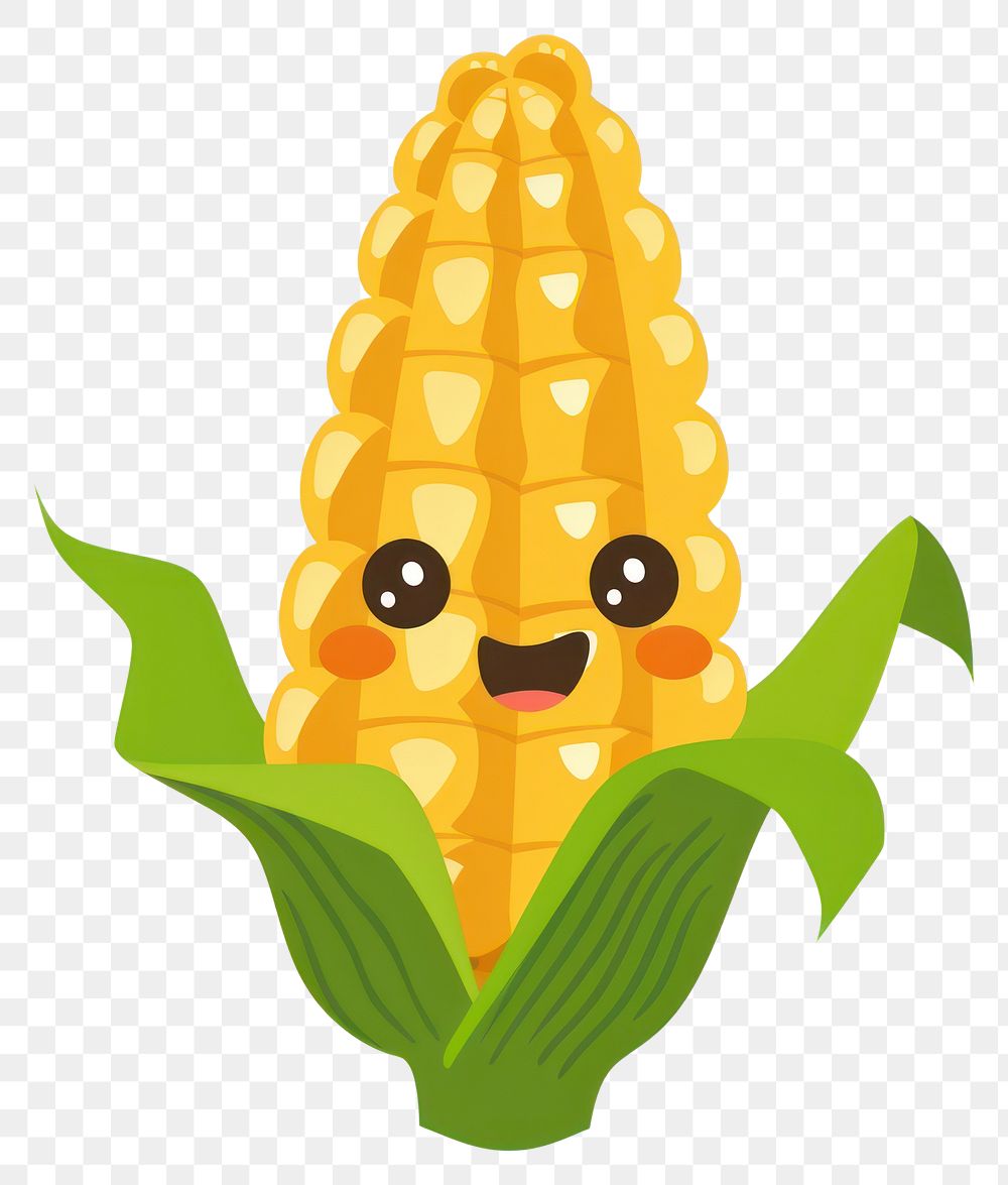 PNG Cute corn character illustration | Free PNG - rawpixel