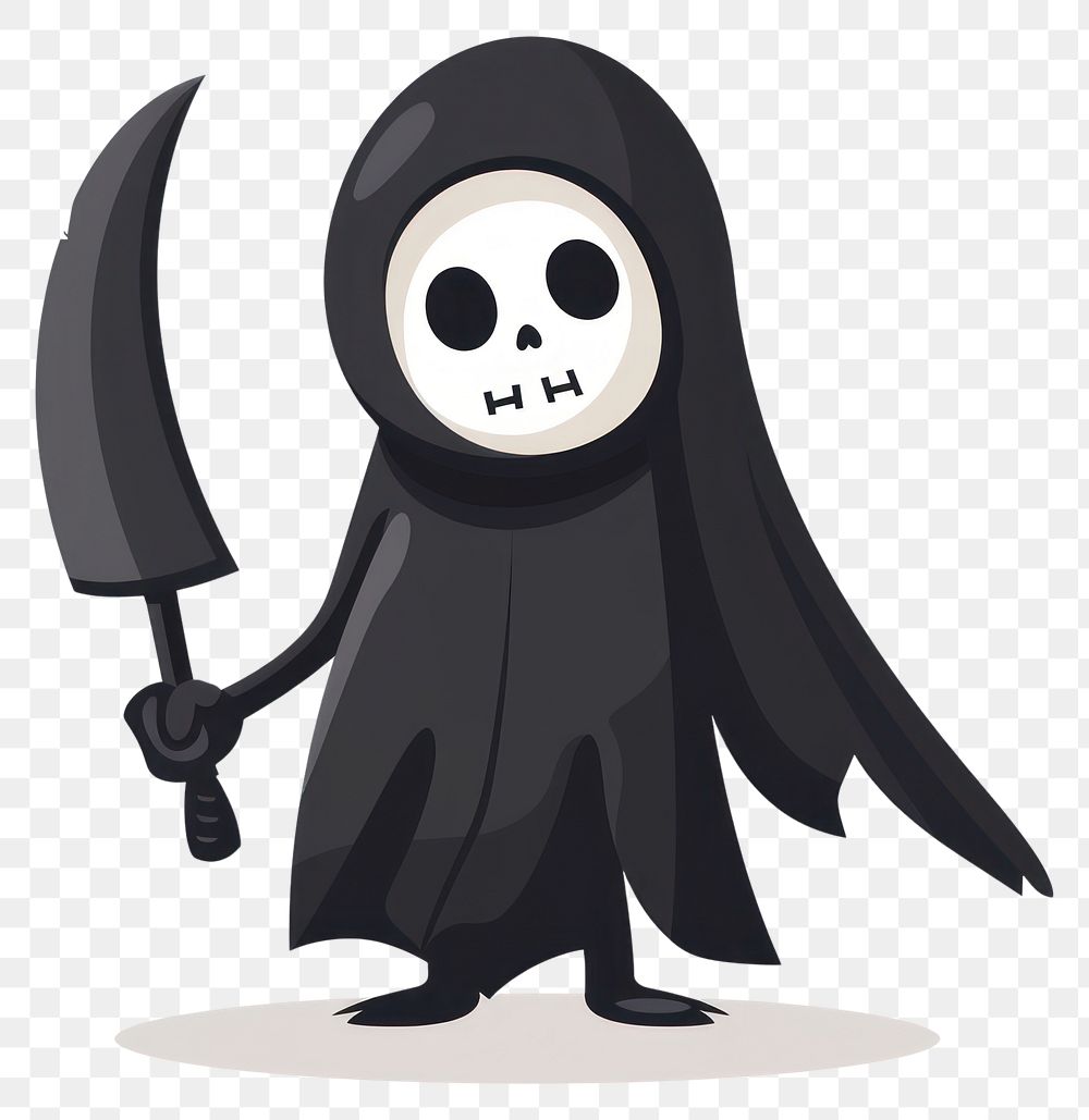 PNG Cartoon grim reaper illustration | Free PNG - rawpixel