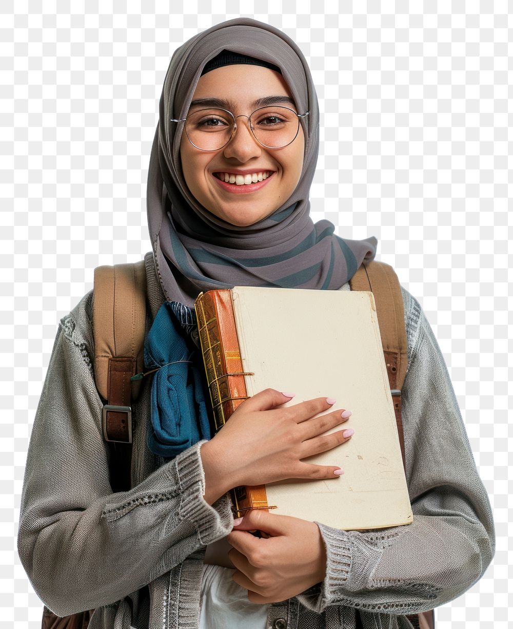 PNG Young Islamic woman student | Free PNG - rawpixel