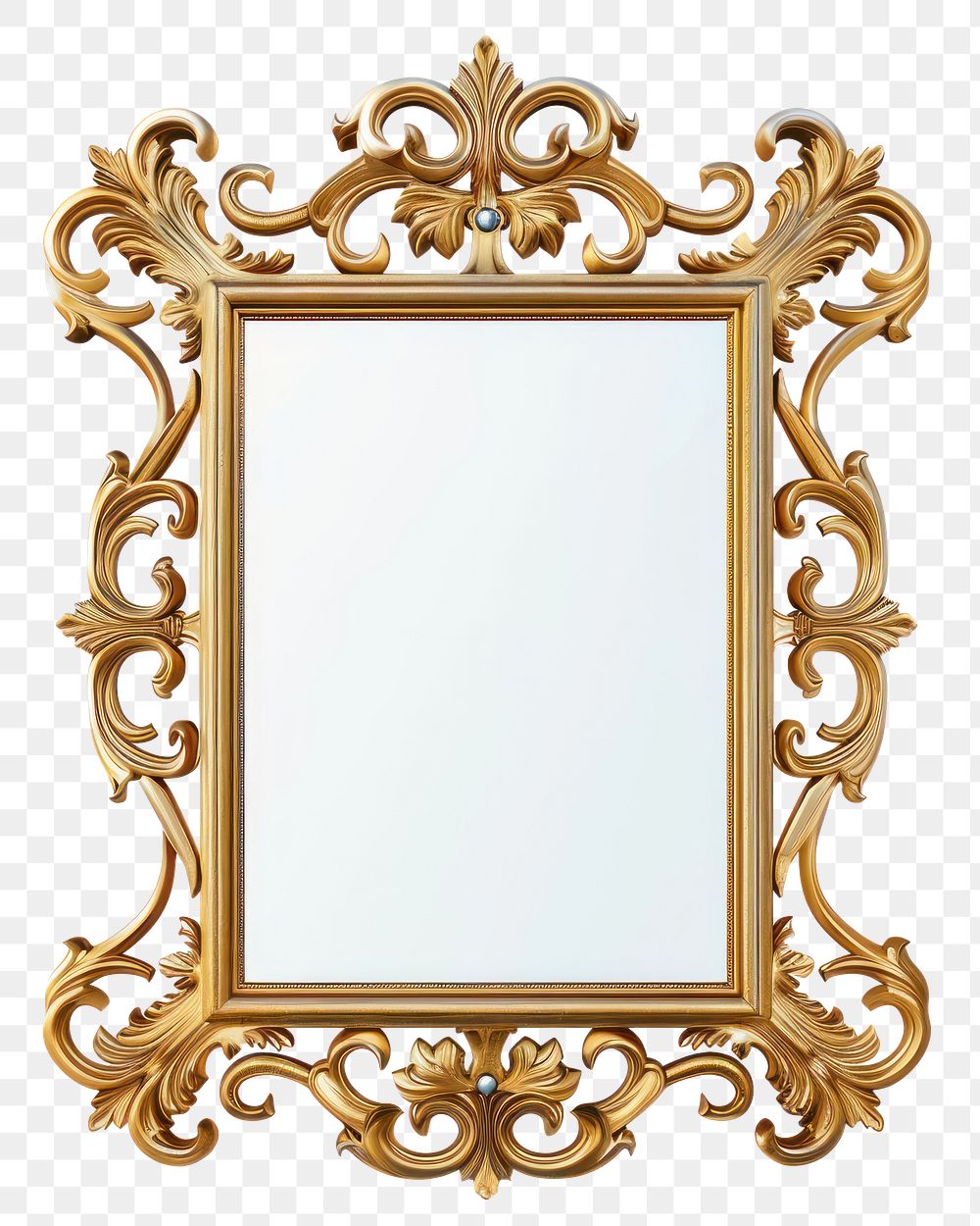 PNG Elegant ornate gold mirror | Free PNG - rawpixel