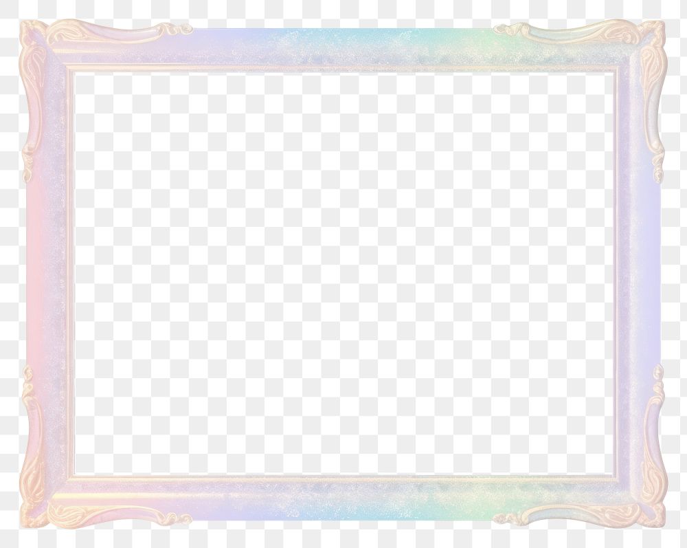 PNG Elegant pastel decorative frame | Free PNG - rawpixel
