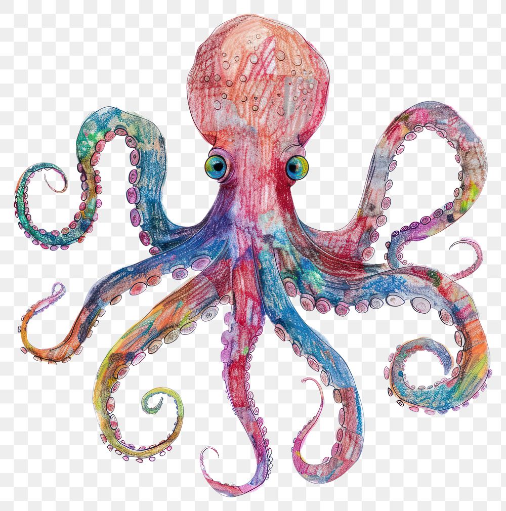 PNG Octopus octopus invertebrate animal. | Premium PNG - rawpixel