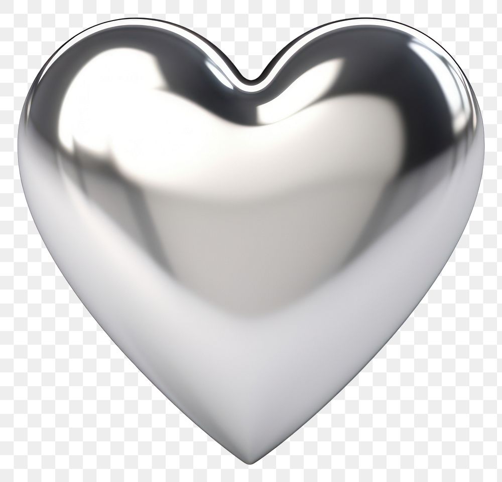 PNG Shiny metallic heart illustration | Free PNG - rawpixel