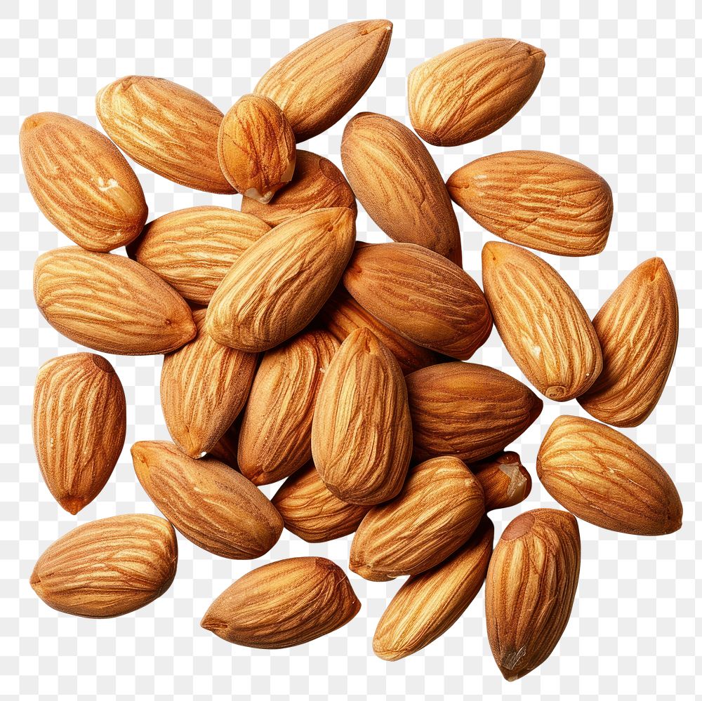 PNG Almonds almond produce grain. | Free PNG - rawpixel