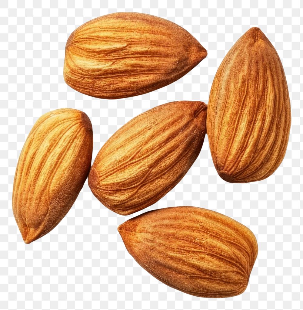PNG Almonds almond produce grain. | Free PNG - rawpixel