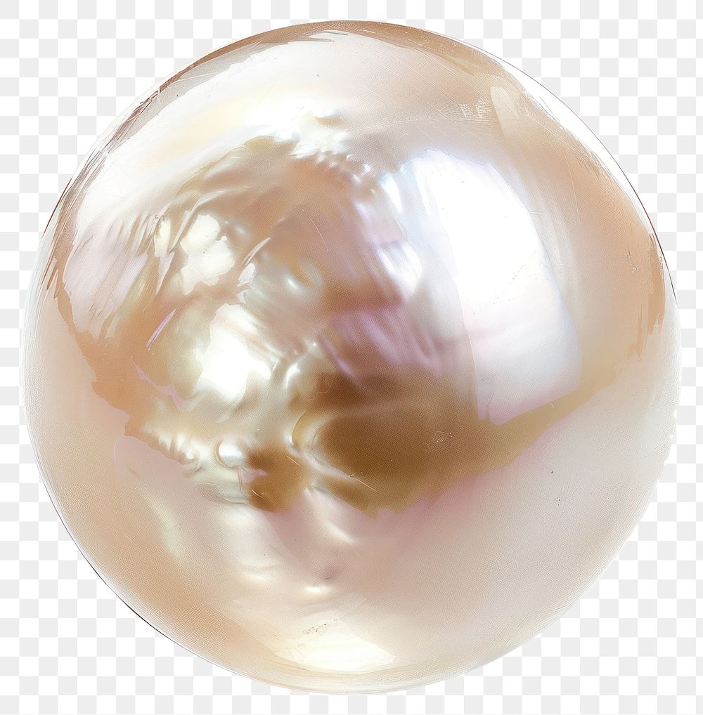 PNG Lustrous iridescent round pearl | Free PNG - rawpixel