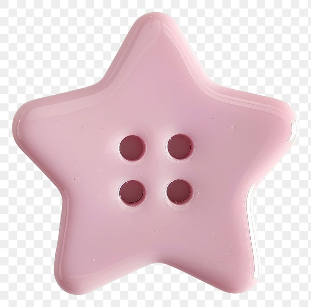 PNG Pink star-shaped button design | Premium PNG - rawpixel