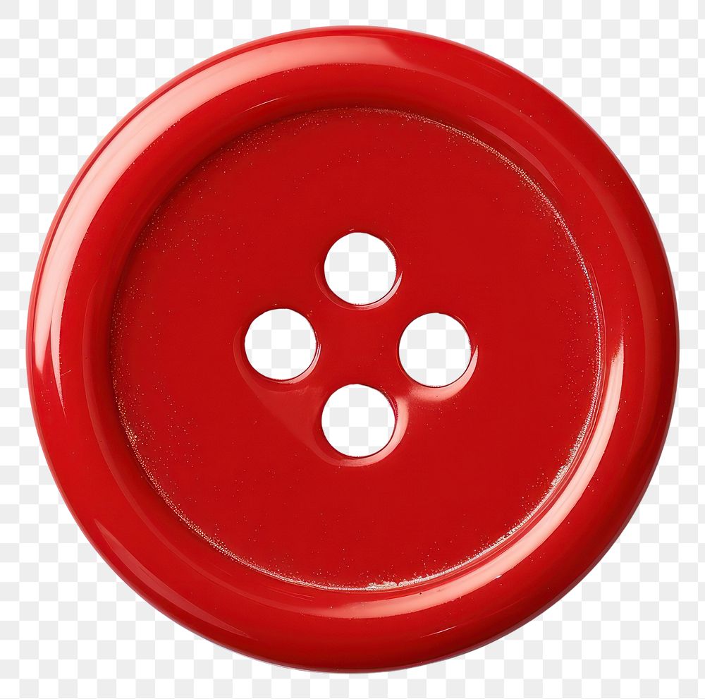 PNG Red button four holes | Free PNG - rawpixel