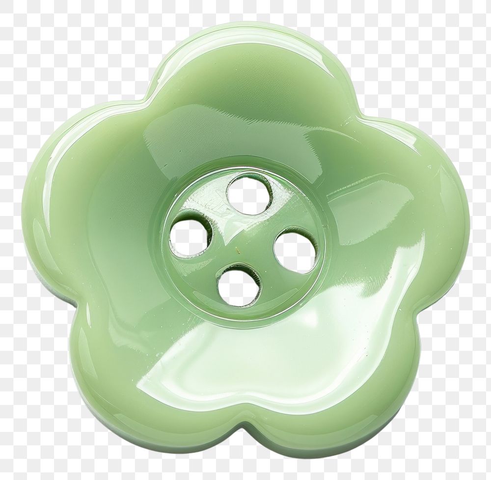 PNG Green flower-shaped plastic button | Free PNG - rawpixel