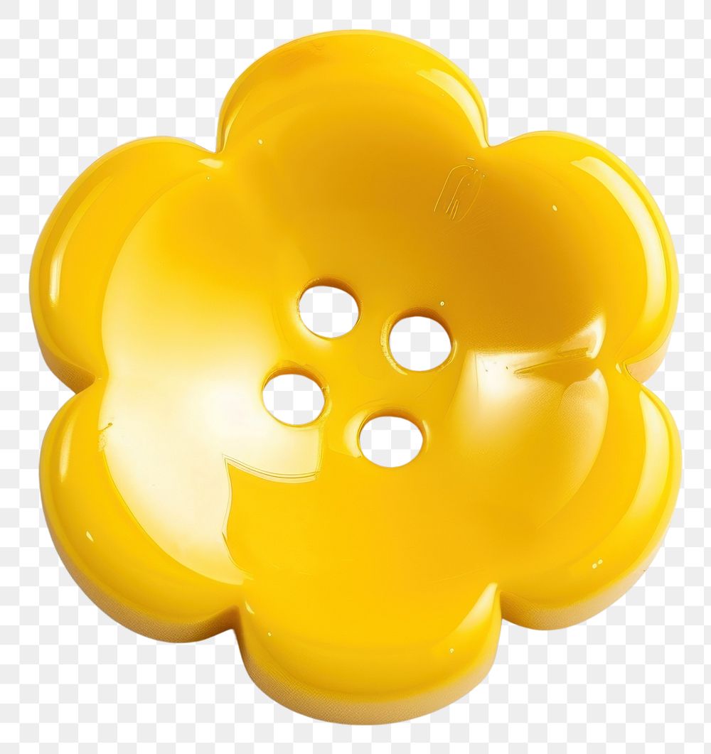 PNG Yellow flower-shaped button | Free PNG - rawpixel