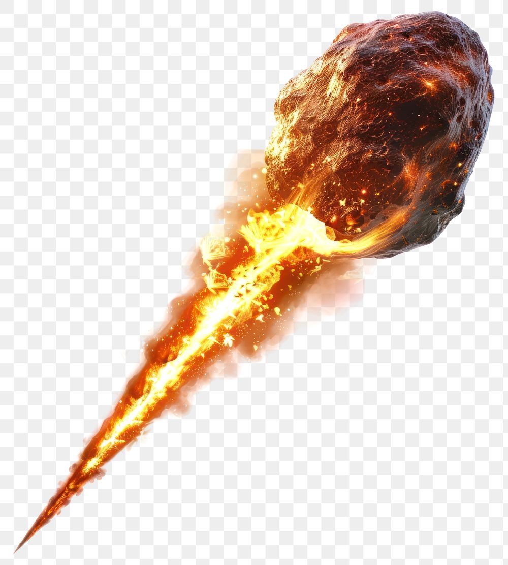 PNG Fiery meteor streaking space | Free PNG - rawpixel