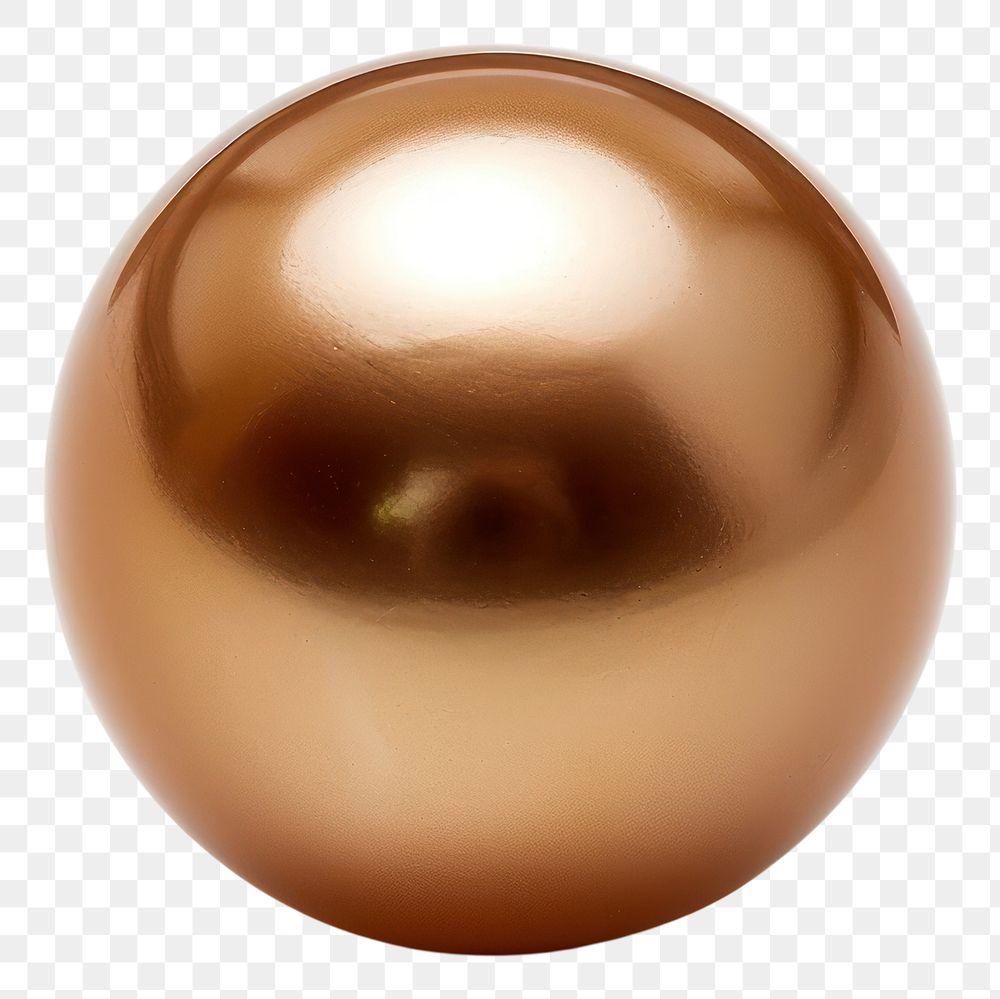PNG Shiny metallic bronze sphere | Free PNG - rawpixel