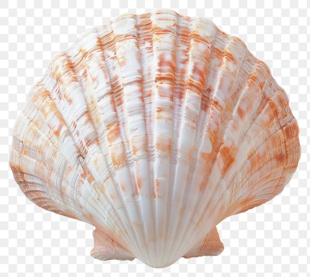 PNG Beautiful scallop shell isolated | Free PNG - rawpixel