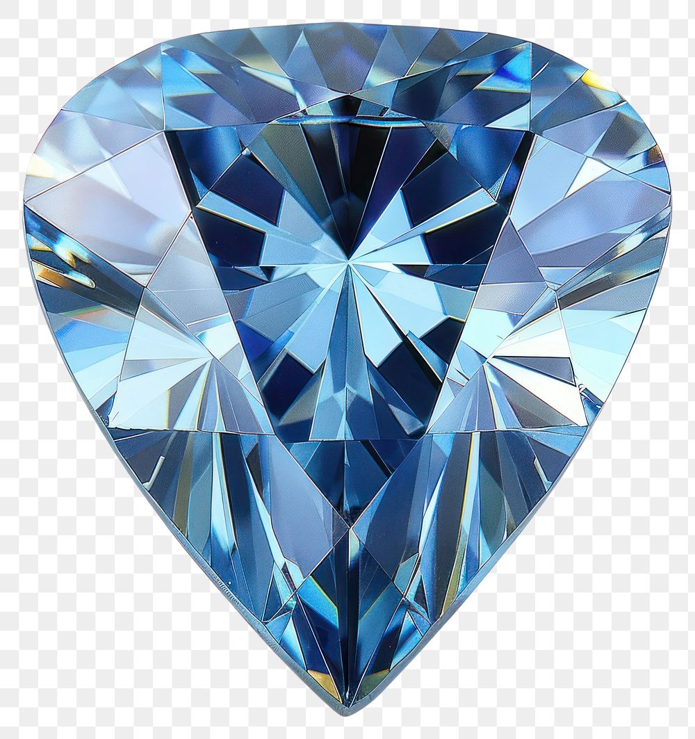 PNG Brilliant blue teardrop-shaped gemstone | Free PNG - rawpixel
