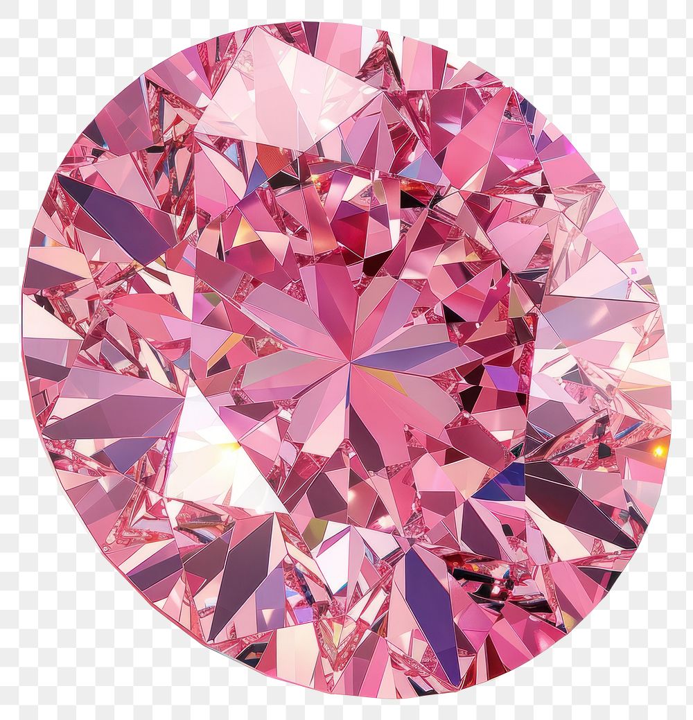 PNG Radiant pink diamond gemstone | Free PNG - rawpixel
